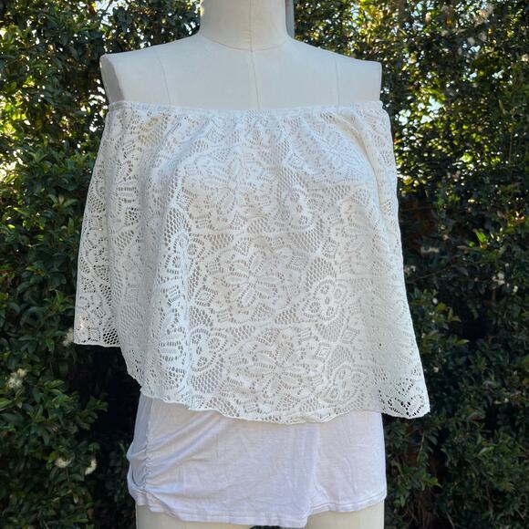 Carol Rose | Tops | Vintage 99s Carol Rose Lace Boho Fairy Off Shoulder ...